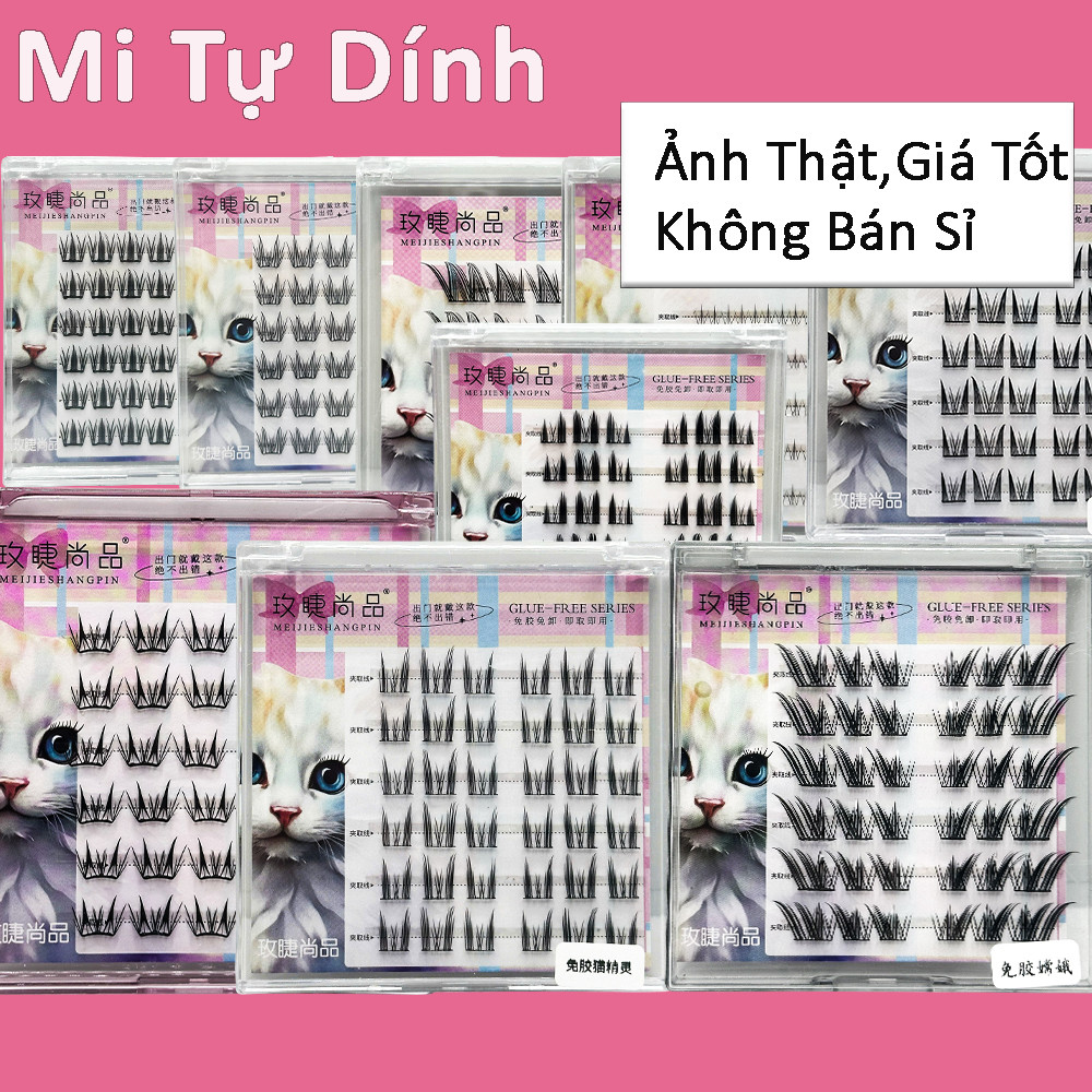 Mi giả sẵn keo tự dính Mei Jie Shang Pin Nhiều Mẫu | Shopee Việt Nam