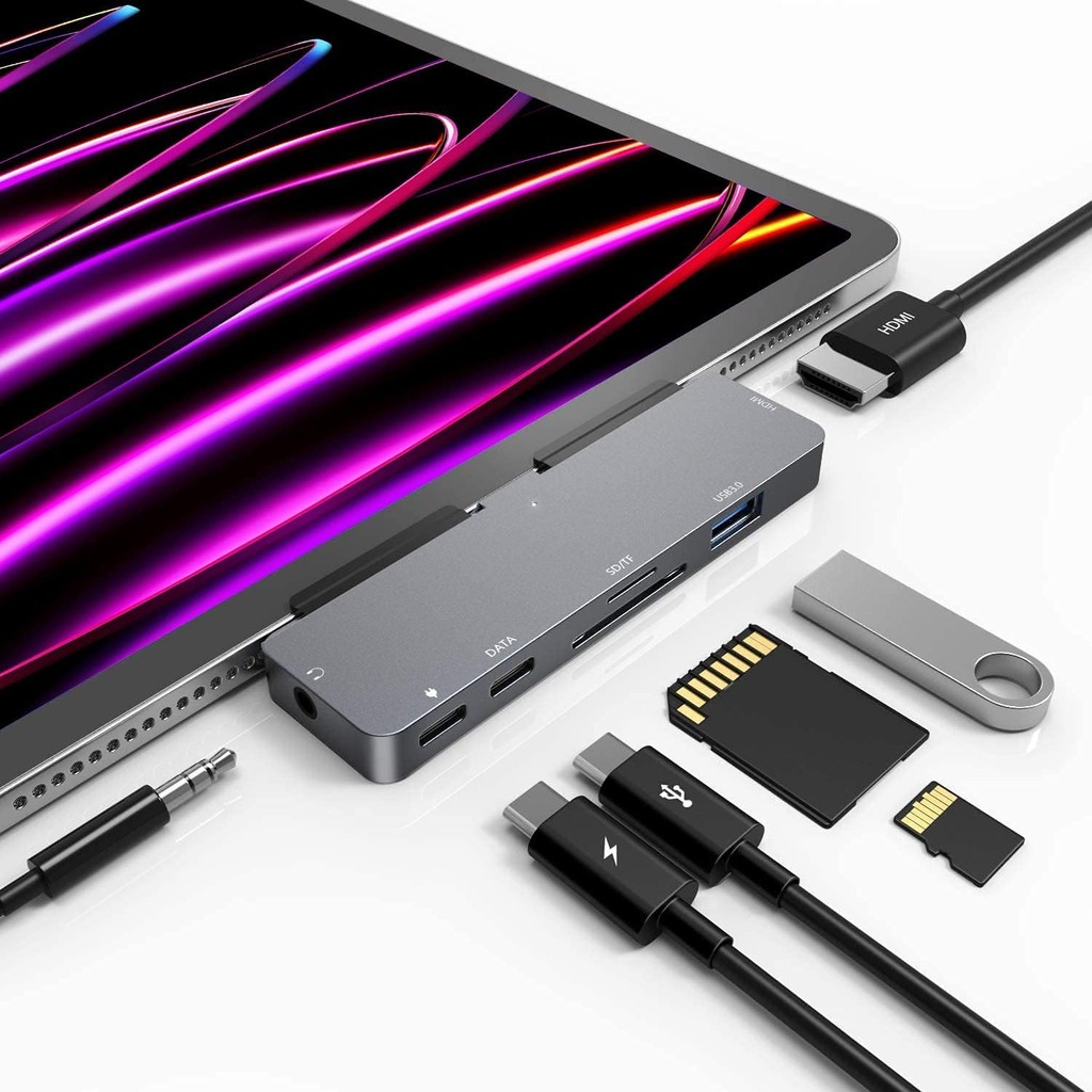 HUB Usb C cho Samsung Tab S6 T860 S9 S8 S7 S7 + S9 FE + S10 + S8 + S8 ...