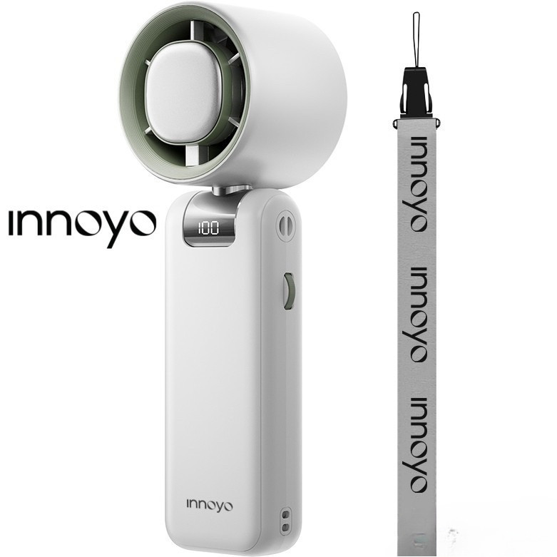 Quạt cầm tay băng lạnh INNOYO InnoFans Ice | Sò lạnh | Gập 180° | 20h ...