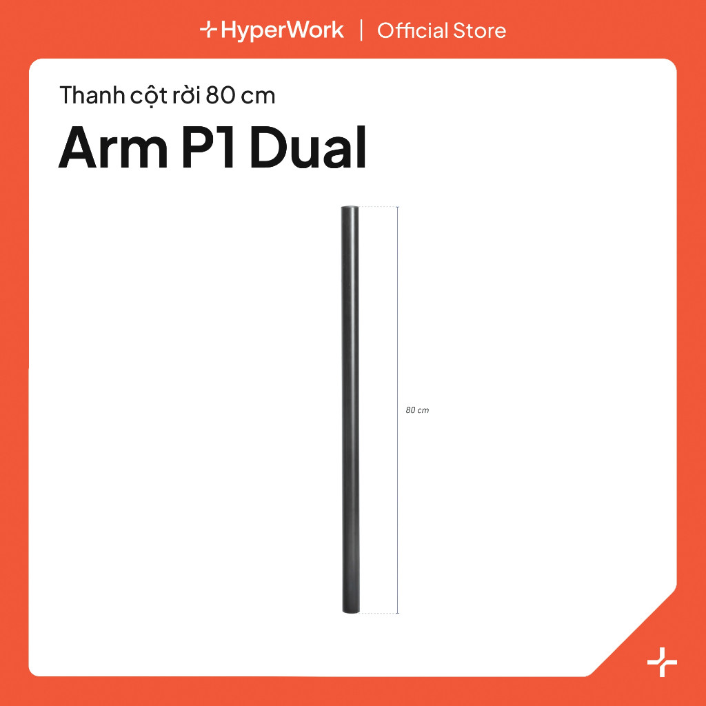 Thanh nối 80cm giá đỡ màn hình HyperWork P1 Dual 2025 | Shopee Việt Nam