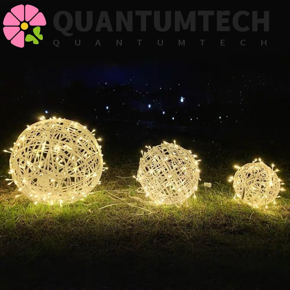 Đèn chiếu sáng cây cảnh quan QUANTUMTECH, Dây đèn cổ tích bóng mây chống nước nhấp nháy, Dia20 ...
