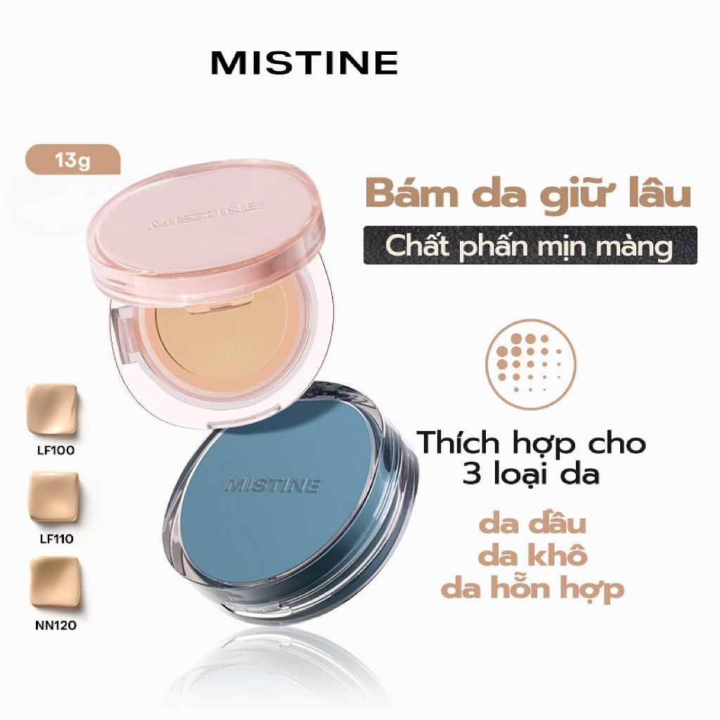 MISTINE Xiêm La Rainbow Cushion 1 lõi (13g) + quà tặng 1 bóng trà nâu (1.3g) | Shopee Việt Nam