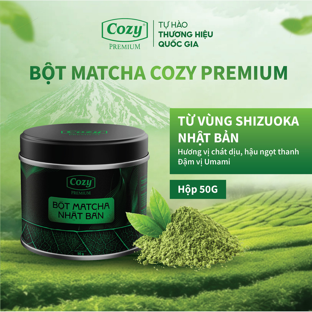 [MUA 1 TẶNG 1 FULLSIZE] Bột Matcha Nhật Bản Cozy Premium, Matcha Pha ...