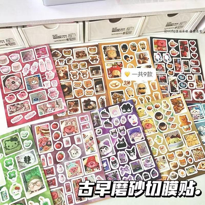 Set 9 Tờ Sticker Cắt Sẵn Loppy Hello Kitty Trang Trí Sổ Tay, Bullet ...