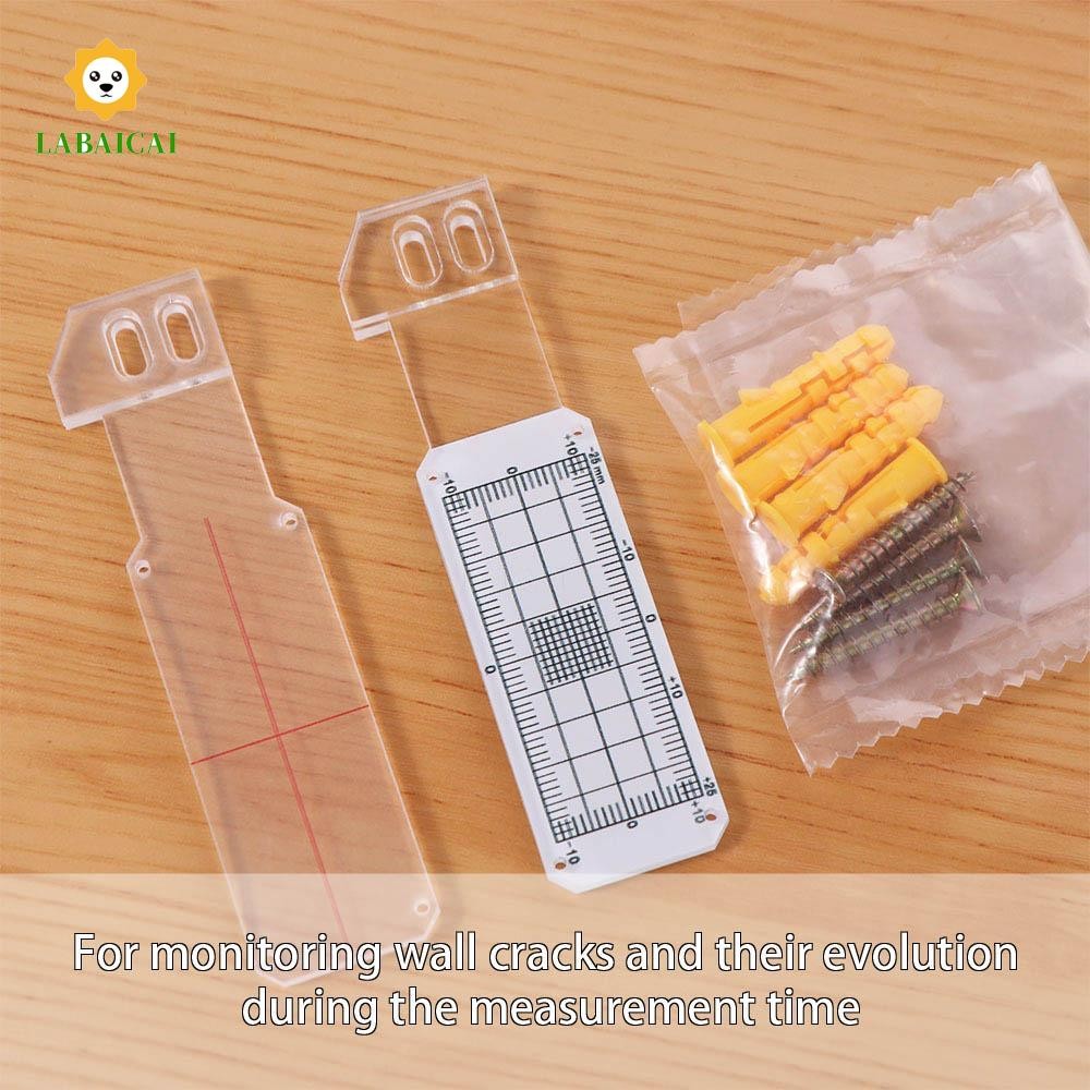 LAABAICAI Corner Tell-Tale Crack Monitor, Định vị Công cụ giám sát đa ...