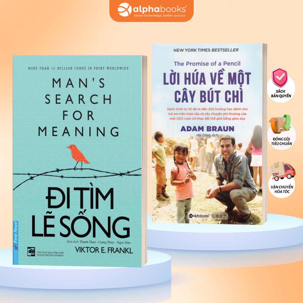 Bộ Sách Đi Tìm Lẽ Sống (Man's Search For Meaning) + Lời Hứa Về Một Cây ...