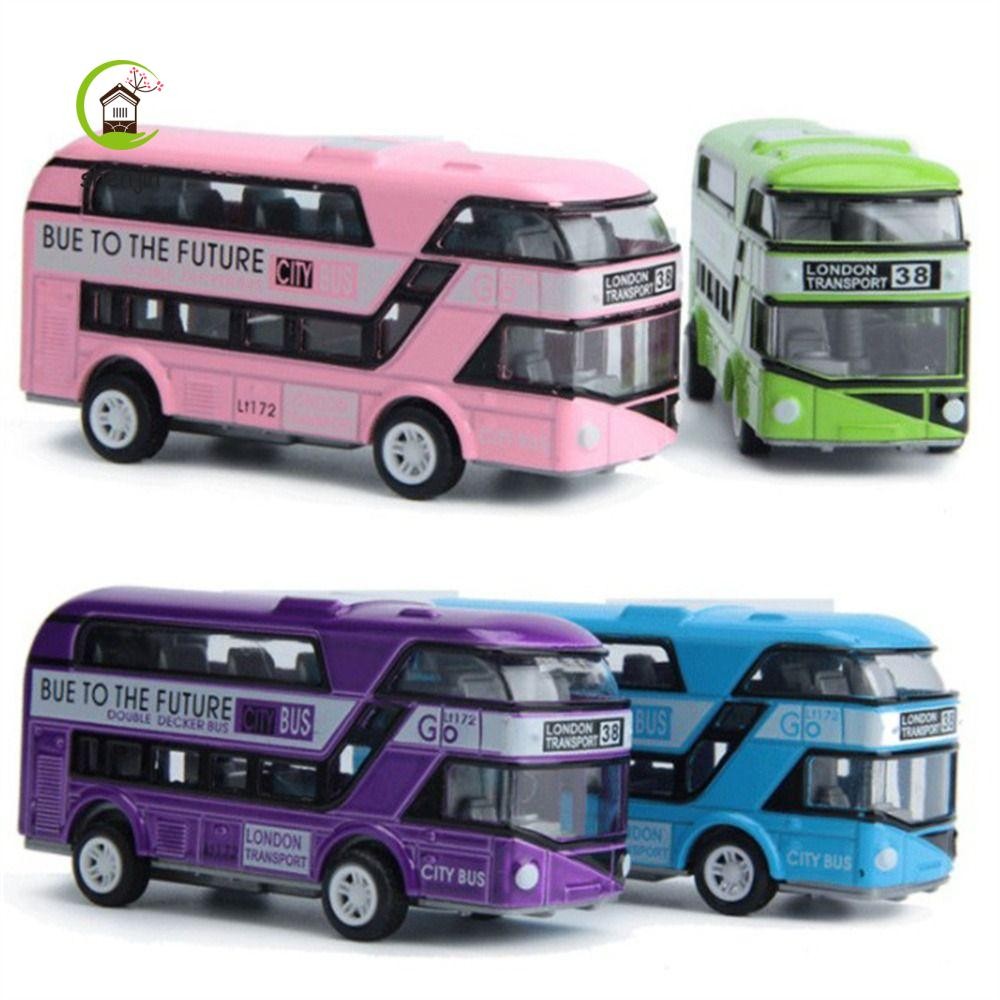 SHENJIN Xe Buýt Đồ Chơi Mô Hình Cửa Mở Đóng Xe Bus Mô Hình Đồ Chơi Xe ...