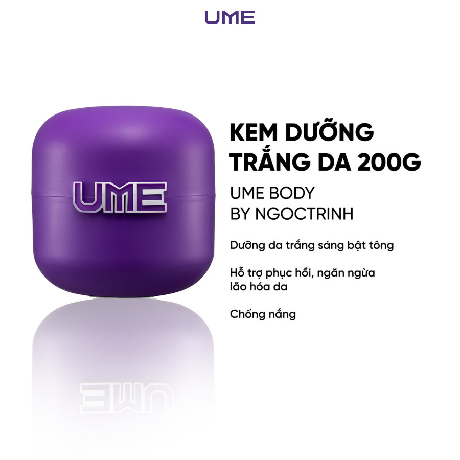 Kem Body Trắng Da UME, Kem Dưỡng Da Body Cấp Ẩm Mịn Màng, Mờ Thâm ...