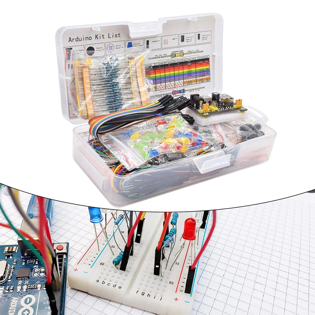 1 Bộ DIY Project Starter Tool Box Cho Arduino UNO R3 Bộ Điện Tử DIY Kit ...