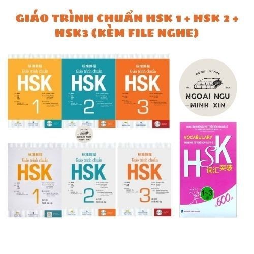 Sách GT + SBT HSK 1 - 3+ Vocabulary Khám phá từ vựng HSK Cấp1~3 (lẻ, chọn bộ) (TP1) (TT ...