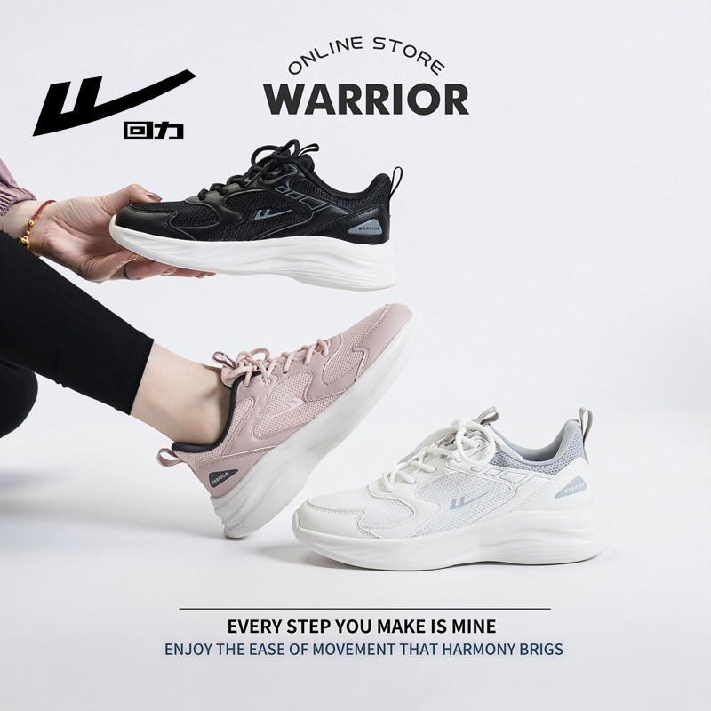 W022 Giày Thể Thao Nam Nữ Warrior, Giày Chuyên Dùng Chạy Bộ, Tập Gym, Chơi Cầu Lông | Shopee ...