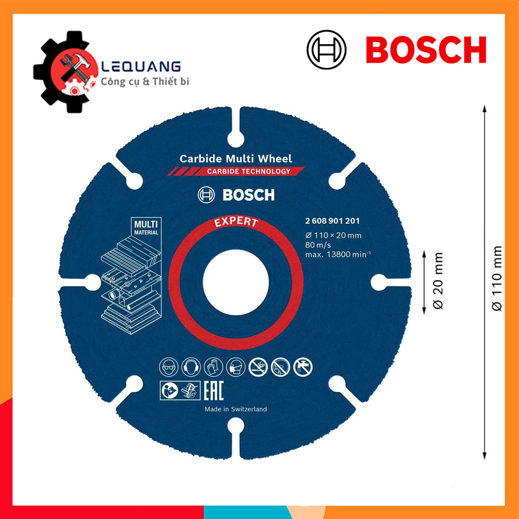 Lưỡi căt Đĩa cắt gỗ đa năng 110x1.0x20/16mm EXPERT Carbide Multi Wheel ...