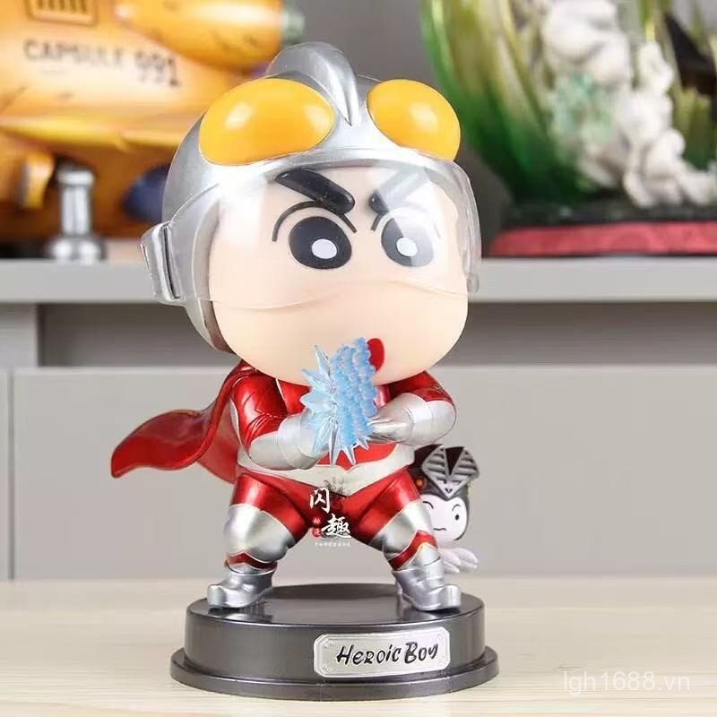 Tượng Ultraman Crayon Shin-chan thời thượng, trang trí bàn làm việc ...