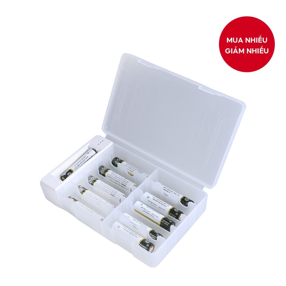 Powerkan AA AAA Bộ kiểm tra sạc pin Màn hình LED Chẩn đoán Pin Công cụ ...