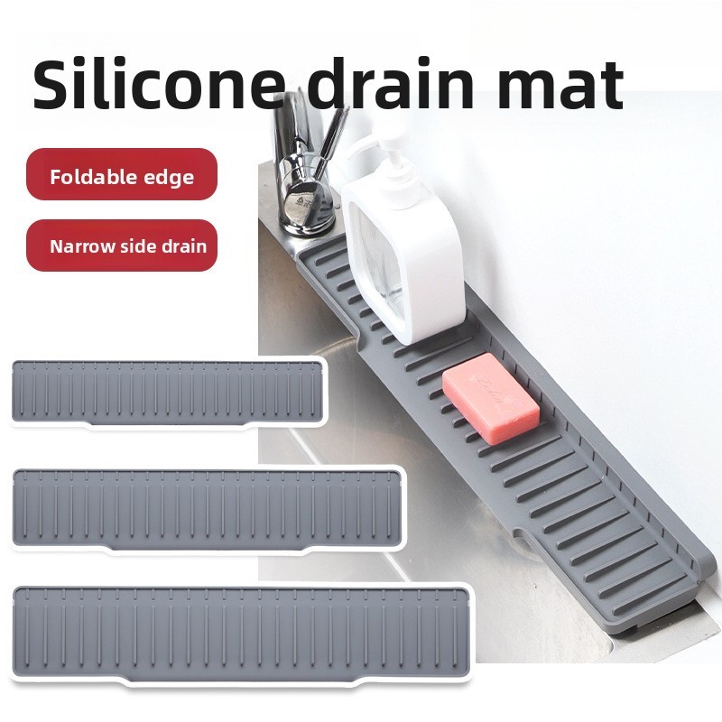 Vòi Silicone Splash Pad, Tấm thoát nước bồn rửa có thể gập lại, Chậu ...