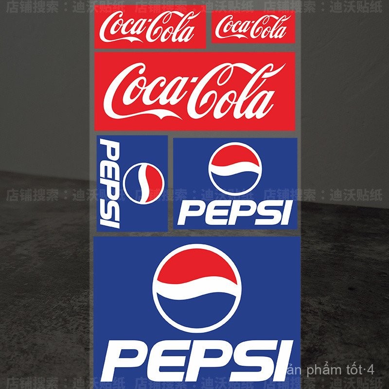 Nhãn dán xe Coca-Cola, nhãn dán xu hướng đồ uống Pepsi, nhãn dán trang ...