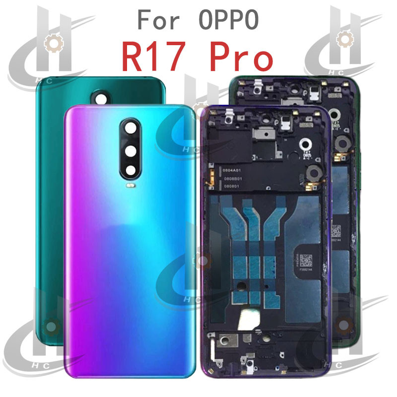 Dành Cho OPPO R17 Pro Pin Ốp điện thoại Nhà Ở Khung Giữa + Nút + LCD ...