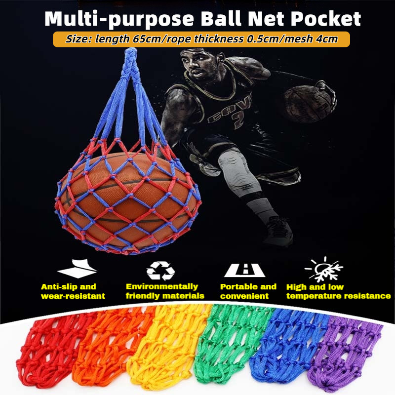 Basketball Carry Bag Football Net Bag Pocket Lightweight Outdoor Sports ...