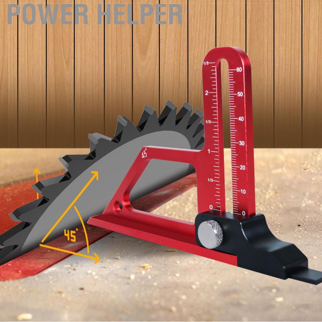 Power Helper Oumefar Table Saw Chiều cao Thước đo hợp kim Aluminum 0 ...