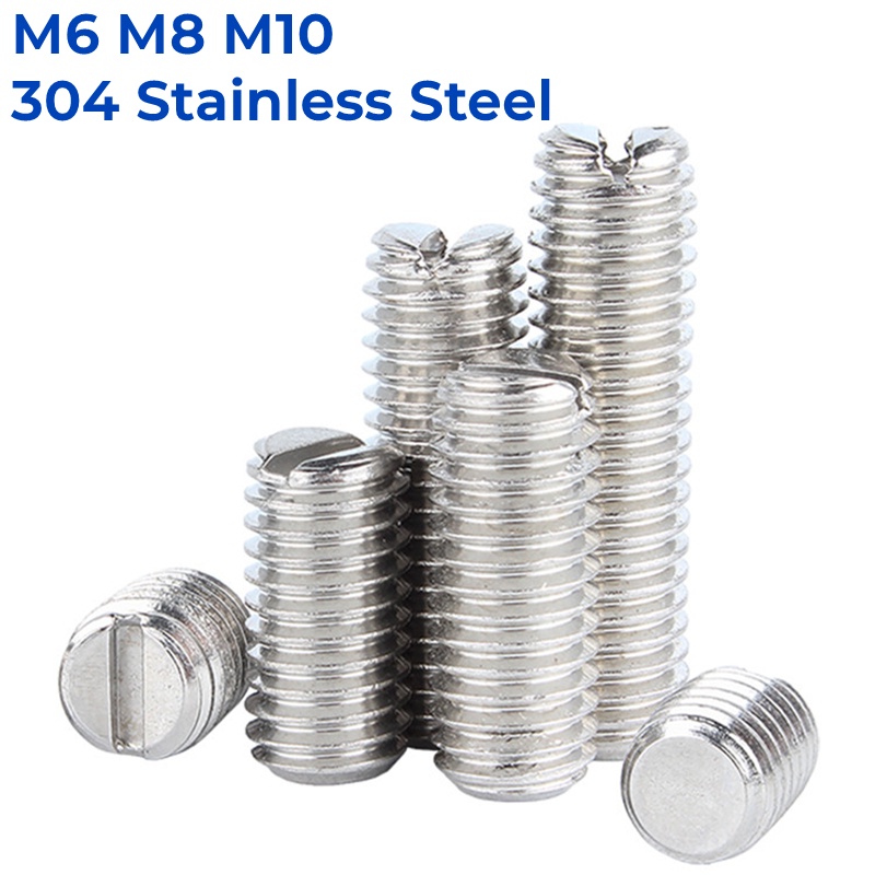 Bộ Bu Lông Đầu Dẹt Bằng Inox 304 m6 m8 m10 Chuyên Dụng | Shopee Việt Nam