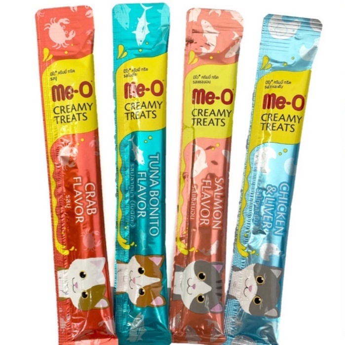 Kem súp thưởng Me-O Creamy Treats 15g (1 thanh) dành cho mèo | Shopee ...