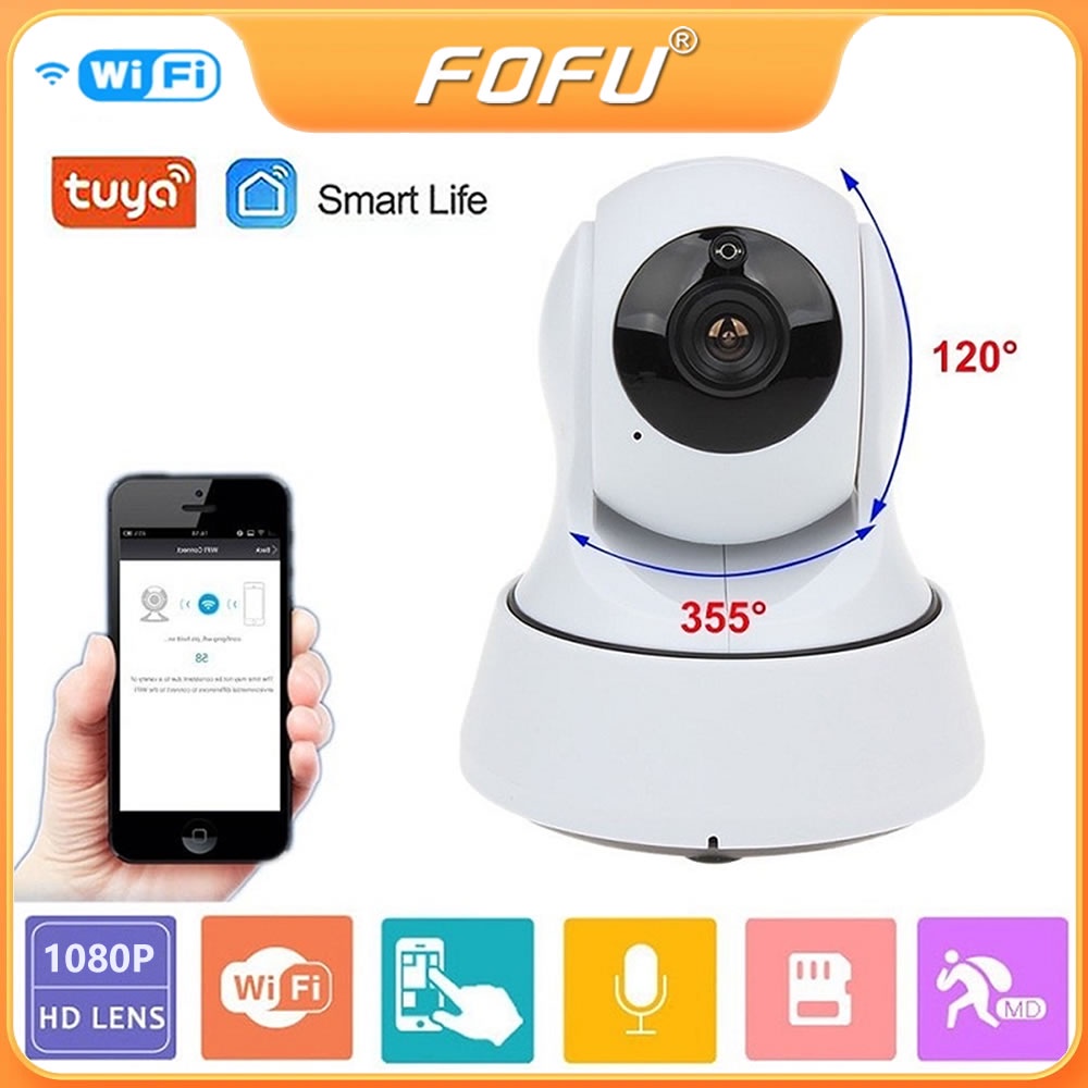 Smart Camera IP wifi giám sát Tuya,1080P FHD,Báo động chống trọm, Tầm ...