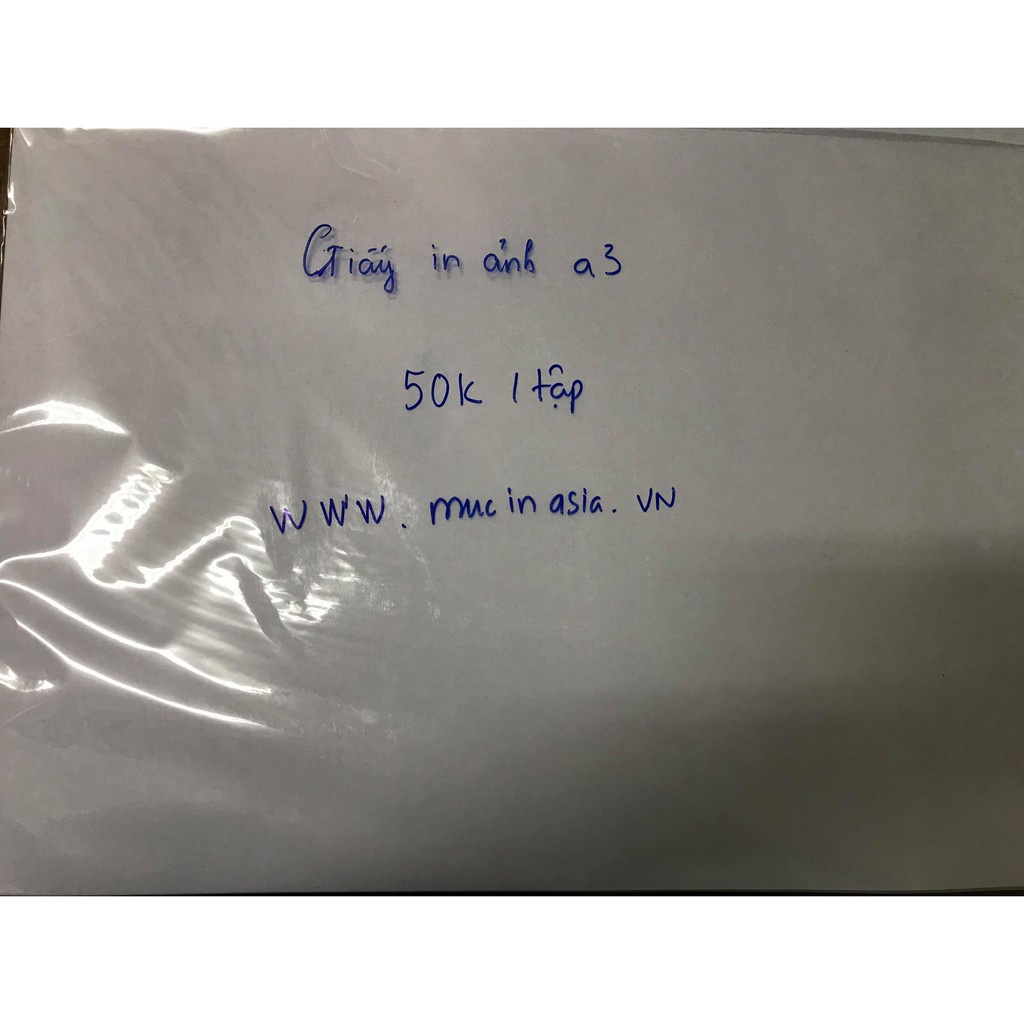 Giấy in ảnh A3 230g 1 mặt 50 tờ | Shopee Việt Nam