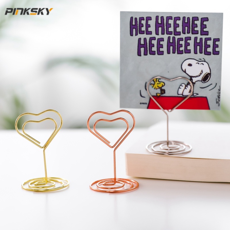 Kẹp Giấy Note Mini Hình Trái Tim Sáng Tạo Để Bàn Trang Trí | Shopee ...