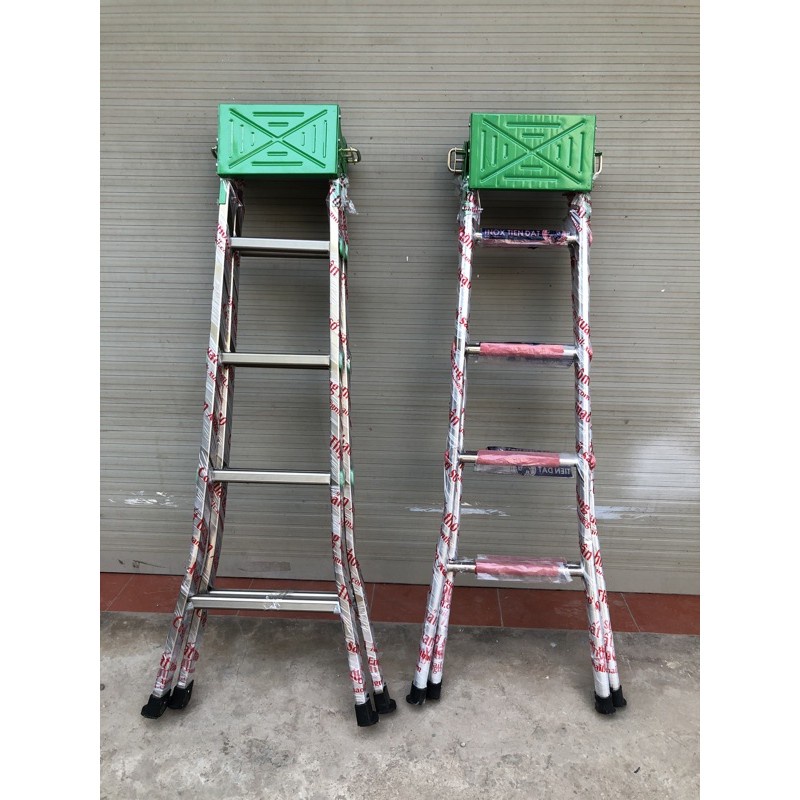 Thang chữ A chiều cao 1,5m; 2m, CÓ 2 loại Thang cho quý khách lựa chọn Thang Inox- Thang Nhôm ...