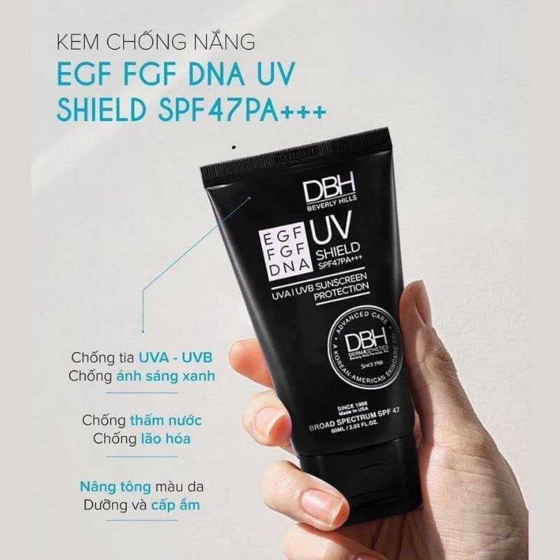 Kem chống nắng DBH EGF FGF DNA UV SHIELD SPF 47+ PA+++(60ml) | Shopee ...