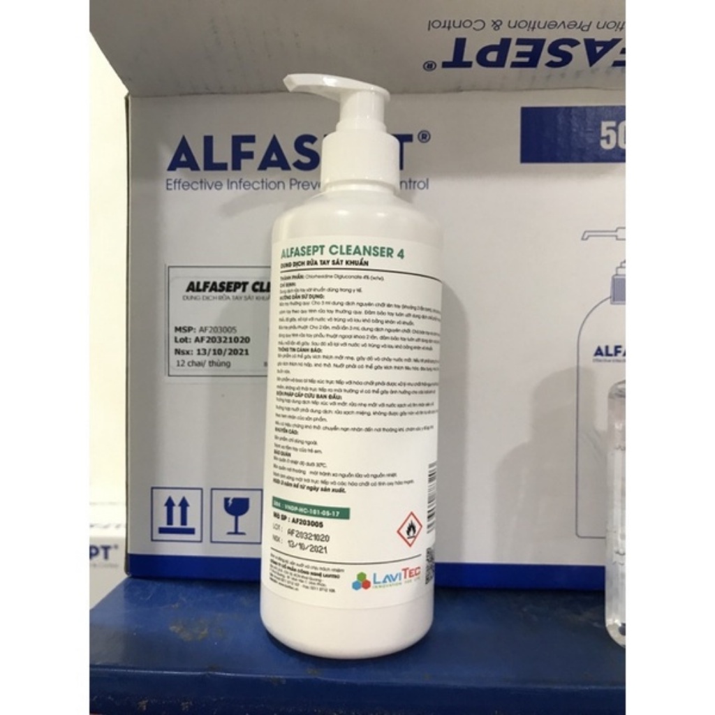 Xà Phòng Rửa Tay ALFASEPT Cleanser 4 Giúp Khử Khuẩn Nhanh Chóng Và Tăng ...