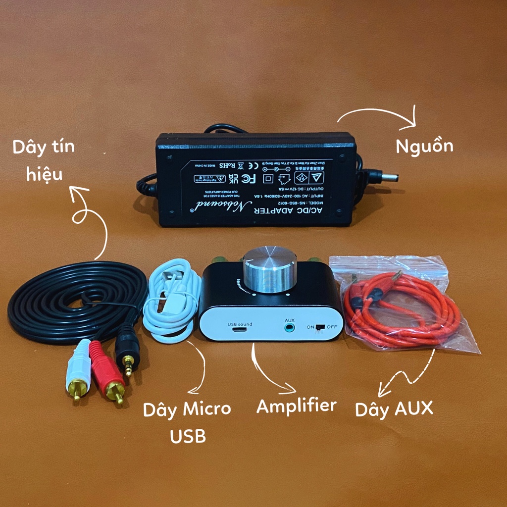 [HCM] Amply Mini Bluetooth Khuếch Đại Kỹ Thuật Số Hi-Fi Stereo Công Suất 50w*2 | Shopee Việt Nam