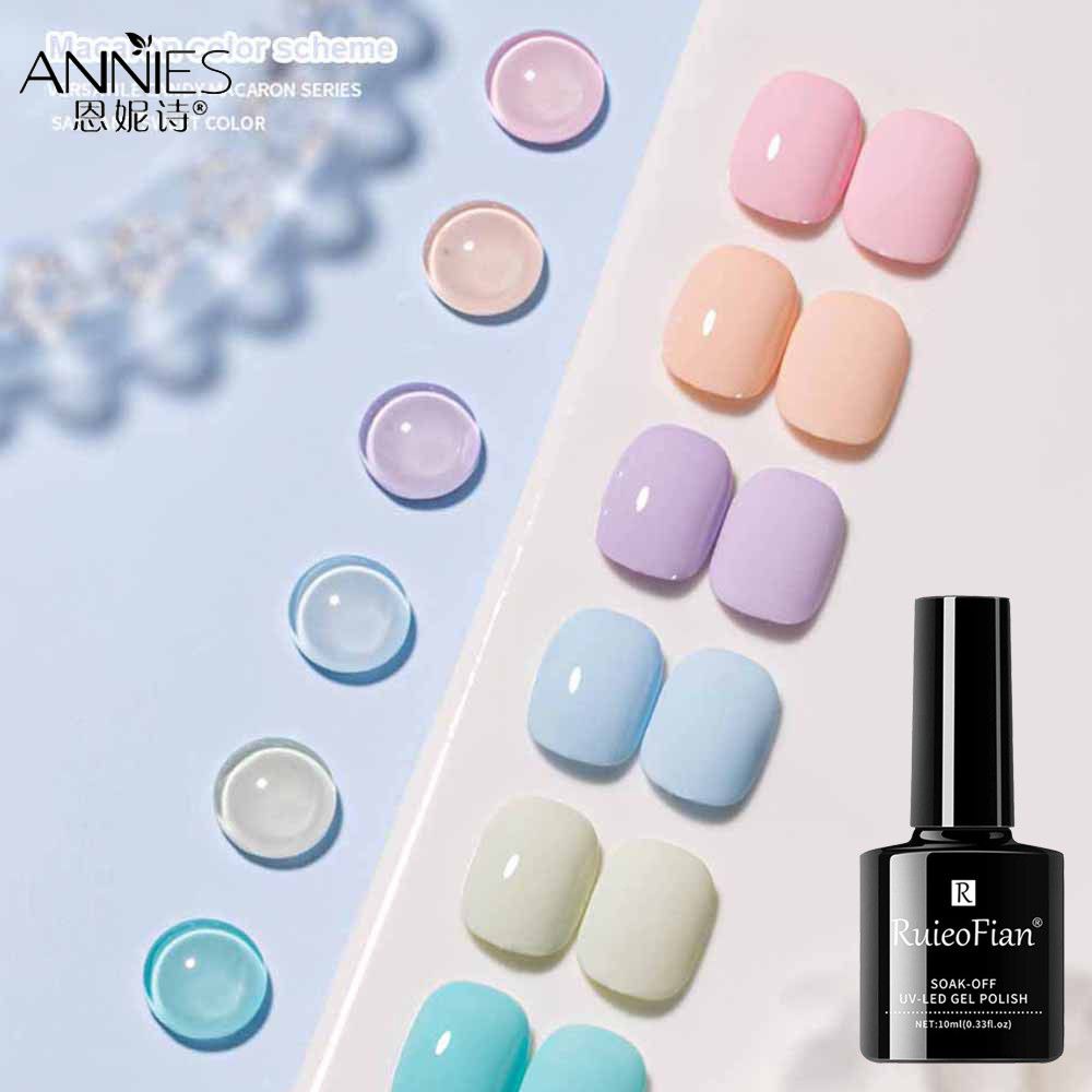 Ruieofian Macaron Color Series Sơn móng tay Gel Dopamine Candy Series ...