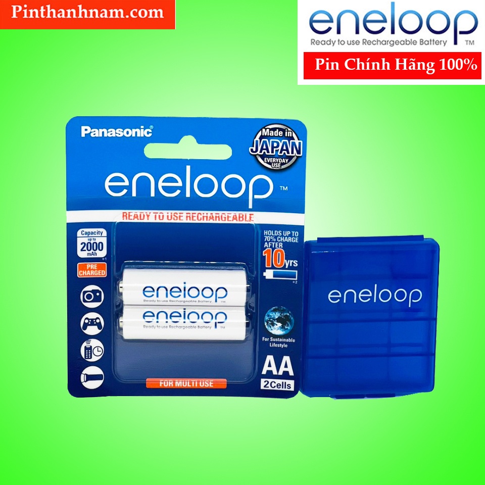 Pin Sạc Eneloop Panasonic AA 2000mAh Chính Hãng Xuất Xứ Nhật Bản SUN ...