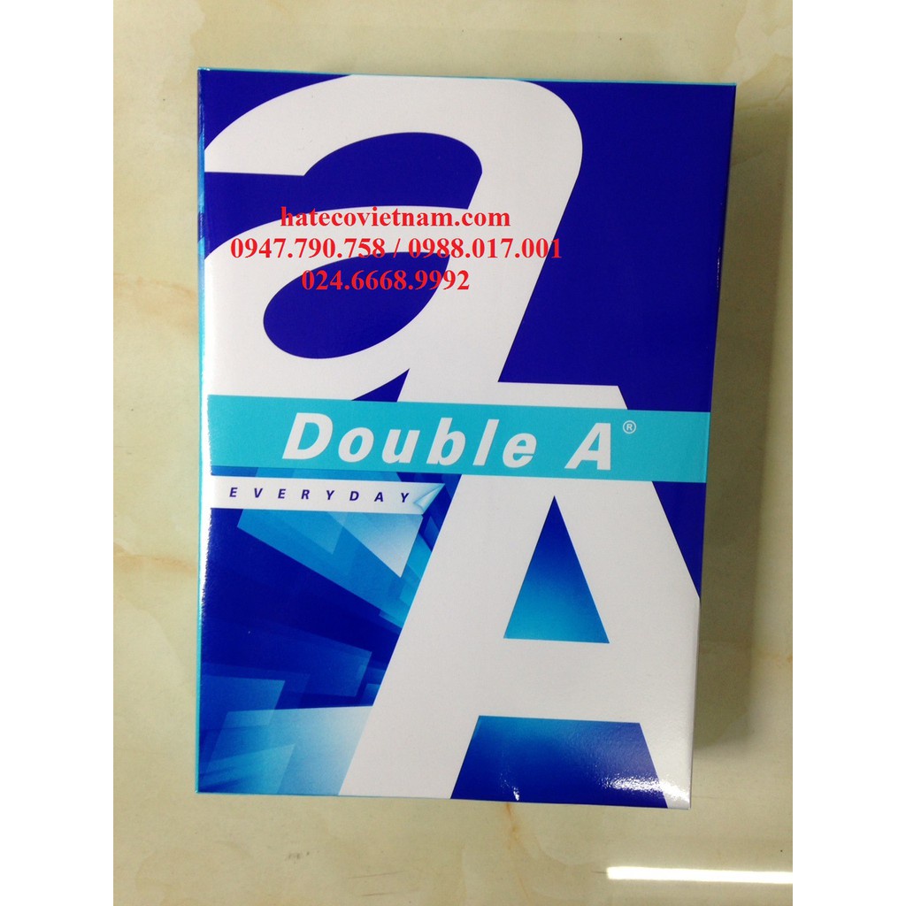 Giấy DOUBLE A A4 Định lượng 70gsm - Giấy in - Giấy A4 HÀNG CHÍNH HÃNG THÁI LAN | Shopee Việt Nam