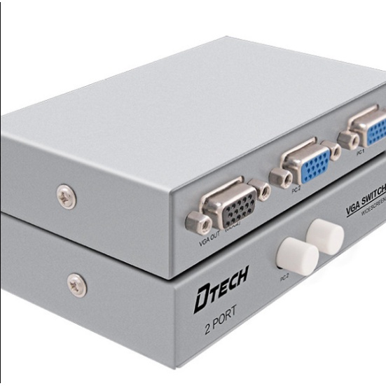 Bộ chia VGA 2-1 Dtech DT-7032 ; 01T | Shopee Việt Nam