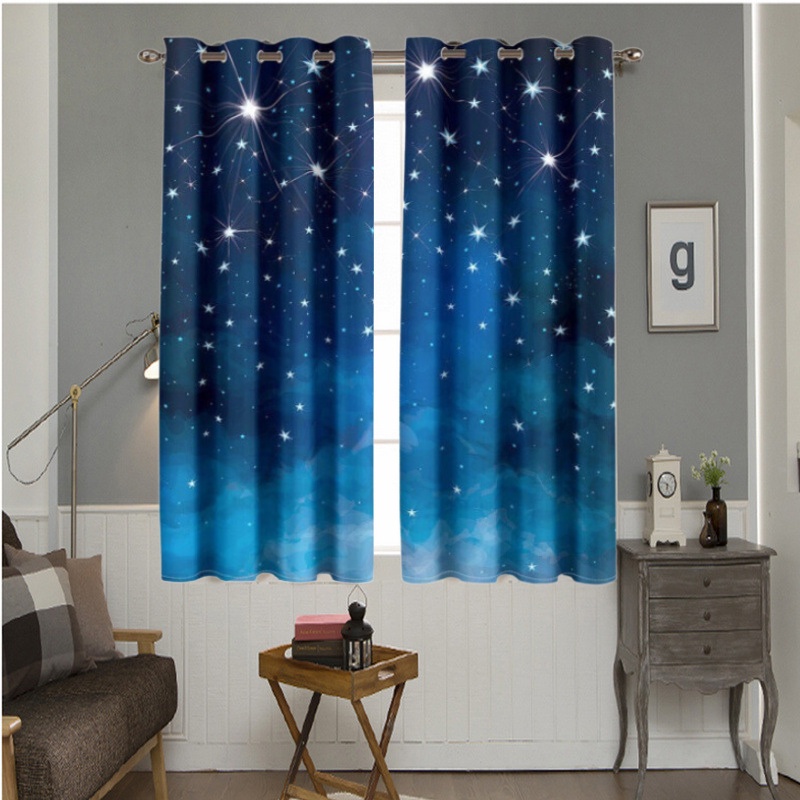 Rèm Khoen Lỗ, Khoen Ri đô, Rèm Dán Mẫu SAO LẤP LÁNH Trang Trí Cửa Chống Nắng | Shopee Việt Nam