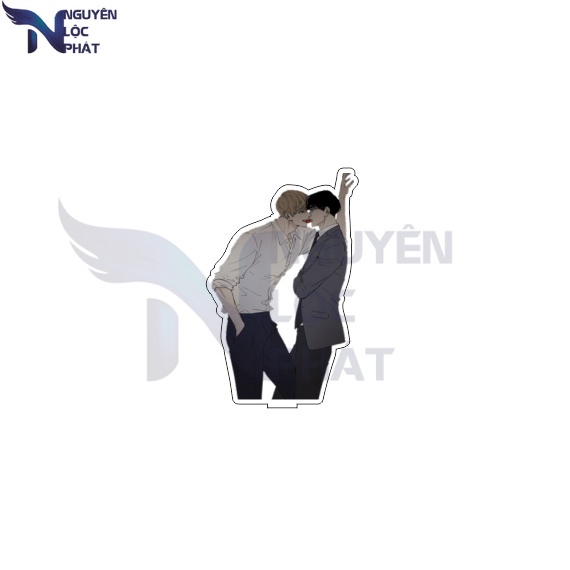 (10CM-15CM) (Mô hình Standee ilay x taeui BL chibi tượng acrylic mica ...