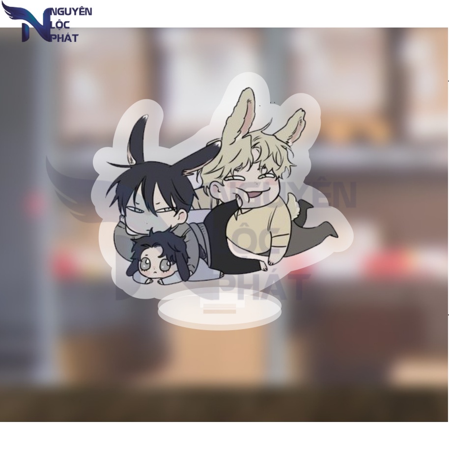 Mô hình standee Boy love OTP chibi ngoại truyện cute dễ thương 5cm/10cm ...