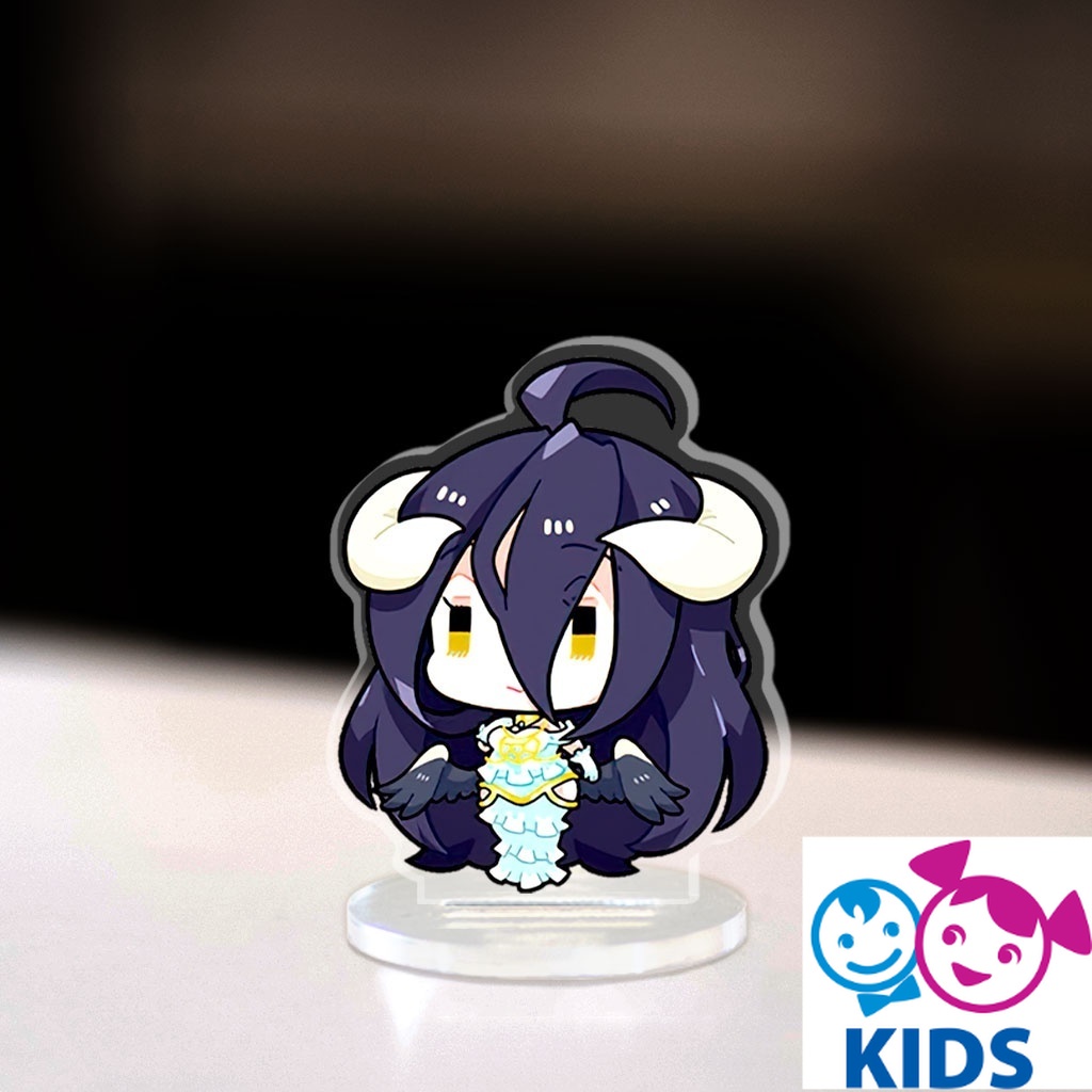 Mô hình Mini Overlord Ainz Ooal Gown Albedo Standee Chibi Anime Manga ...