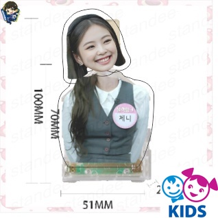 Mô hình Standee lắc đầu nhóm nhạc Black và Pink dễ thương decor bàn học ...