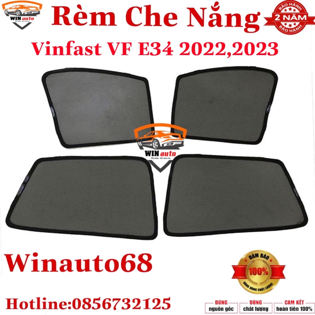 Rèm che nắng xe Vinfast VF E34 2022, 2023, vfe34 có hít nam châm cao ...