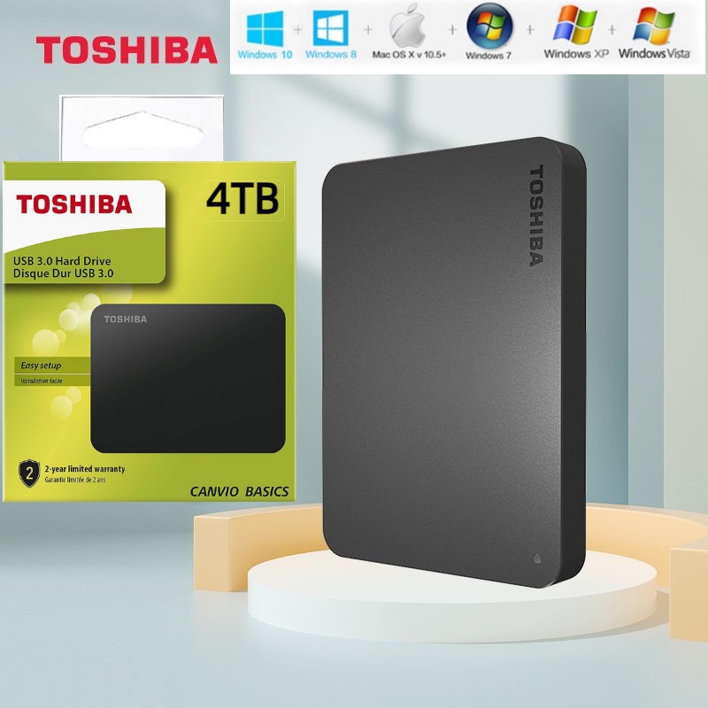 Ổ Cứng Di Động toshiba 4tb 2tb hd usb 3.0 2.5 inch 1tb | Shopee Việt Nam
