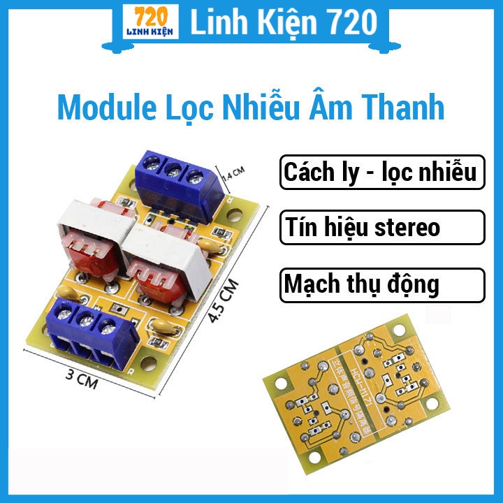 Module cách ly - lọc nhiễu tránh suy hao tín hiệu âm thanh | Shopee ...