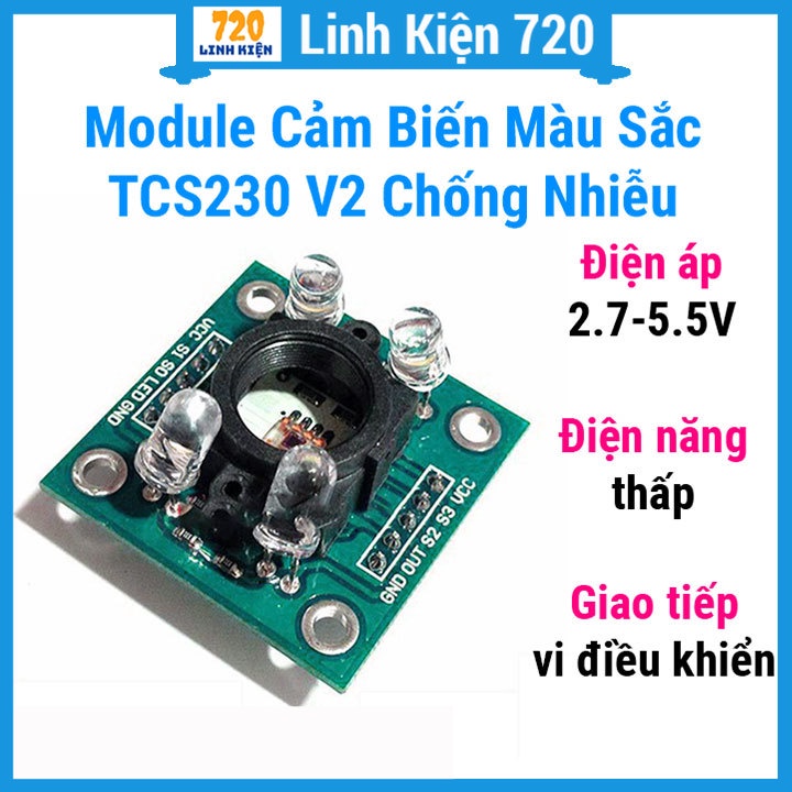 Module cảm biến màu sắc TCS230 V2 - chống nhiễu | Shopee Việt Nam