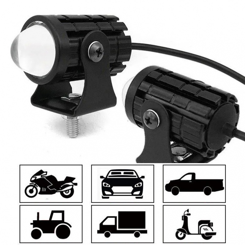 Đèn Pha led m2 12-85v 2 Màu Siêu Sáng Chống Thấm Nước Dành Cho Xe Mô Tô ...
