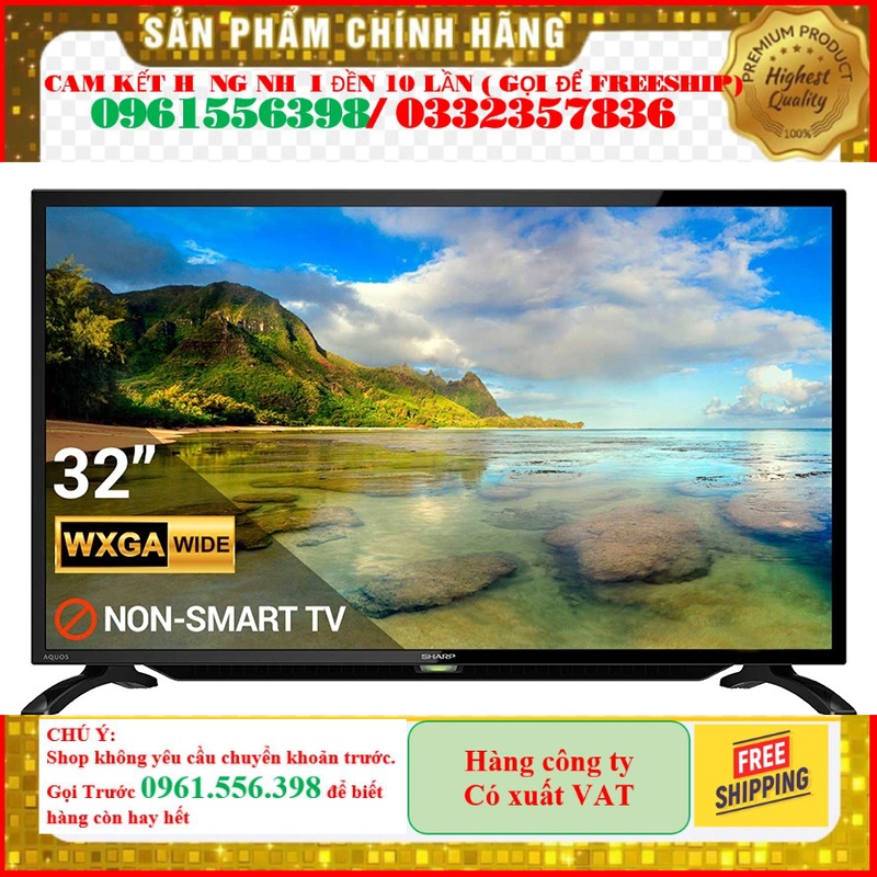 [CHÍNH HÃNG] Tivi LED Sharp 32 inch 2T-C32BD1X | Shopee Việt Nam