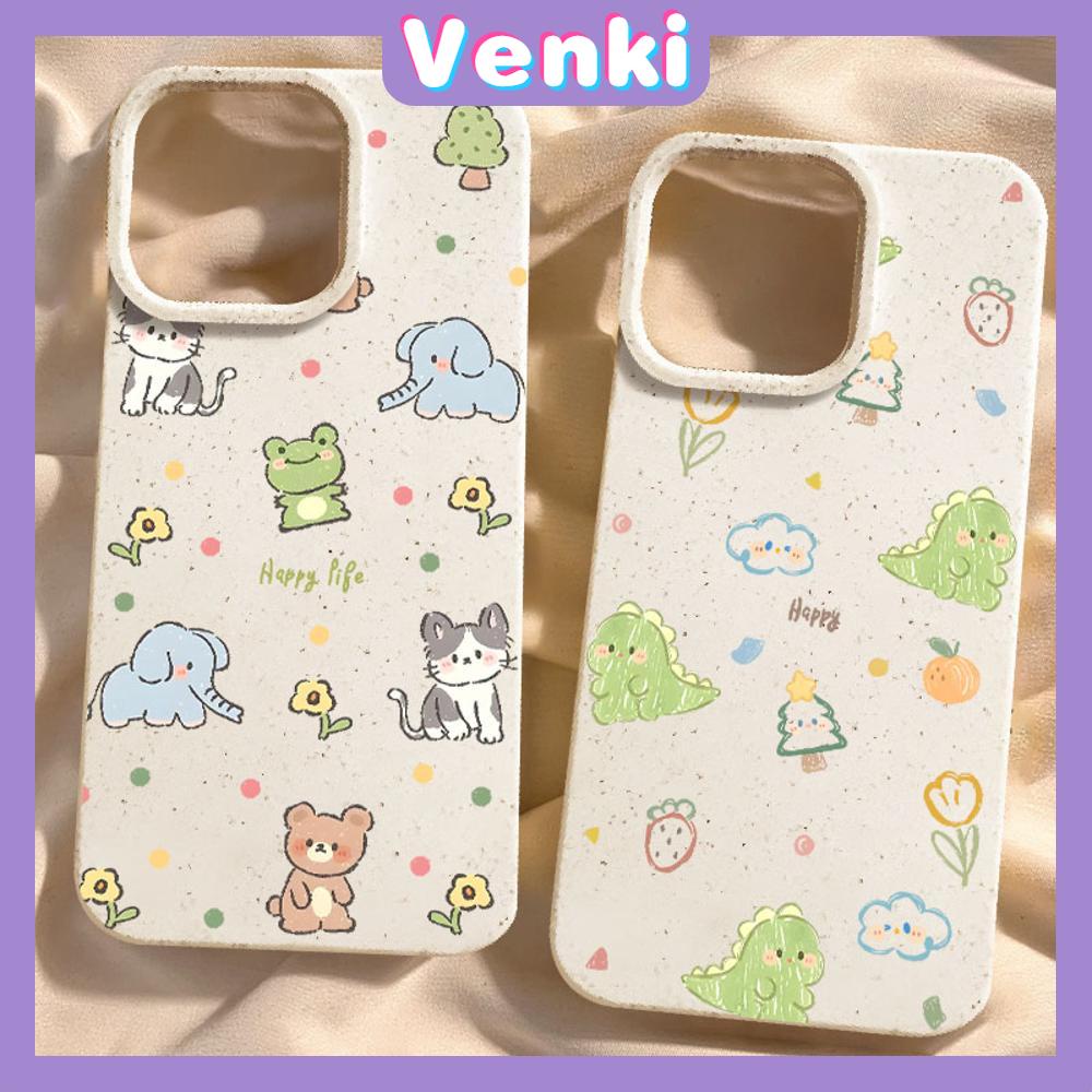 VENKI - Dành cho Ốp iPhone 11 Vỏ màu trắng có thể phân hủy thân thiện ...