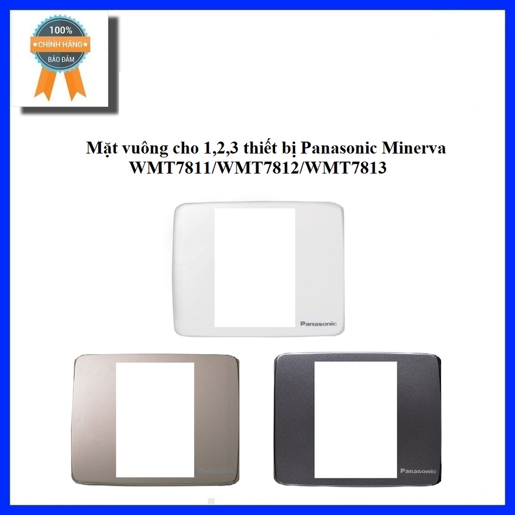 Mặt vuông dùng cho 1,2,3 thiết bị dòng Minerva Panasonic WMT7811 ...
