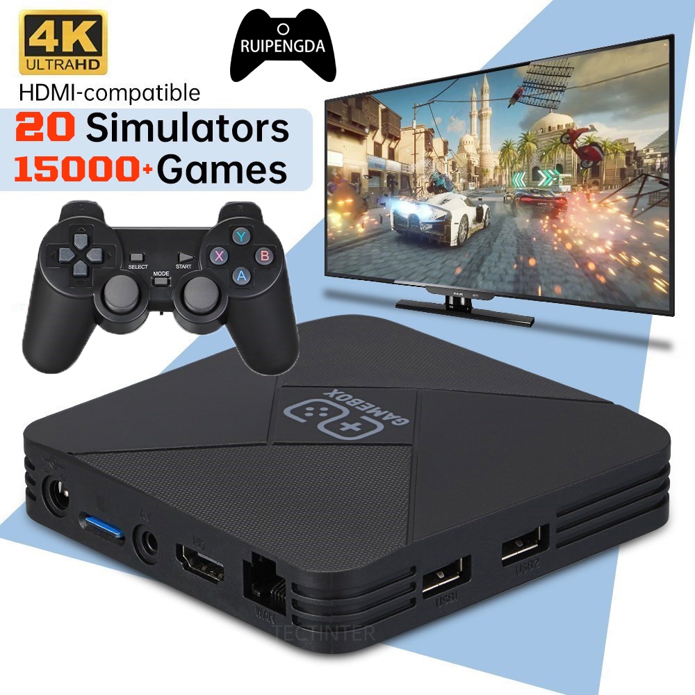 Máy Chơi game Cầm Tay Không Dây g5 dual-system 4k hd tv box 15000 + 64g tv box | Shopee Việt Nam